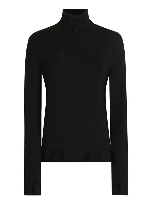 Dolce & Gabbana Wool Turtleneck Pullover - Black