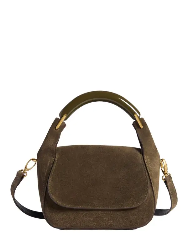 ME+EM Mini Handheld Bag With Resin Handle - Intense Olive