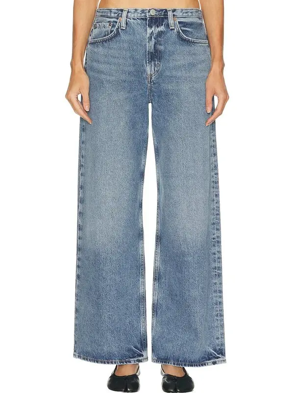 AGOLDE Keira Wide-leg Jeans - Downtown
