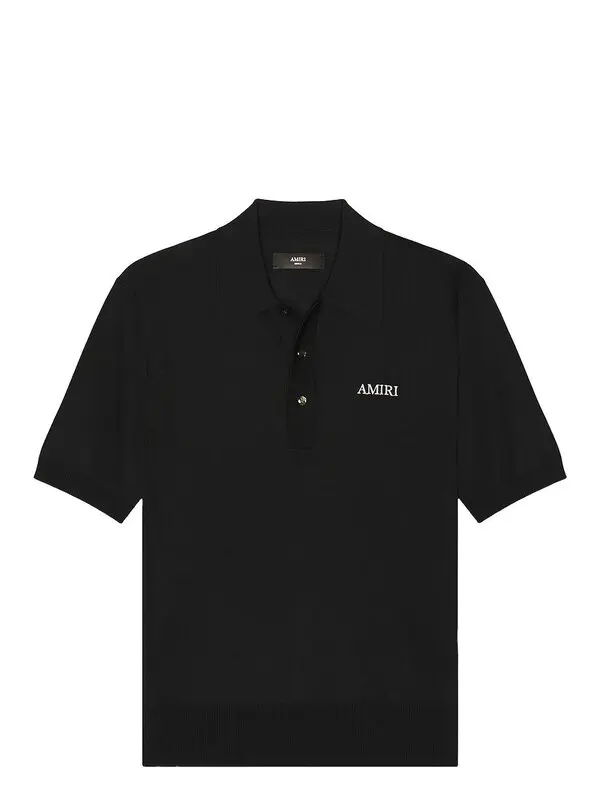 Amiri Spirit Polo - Black