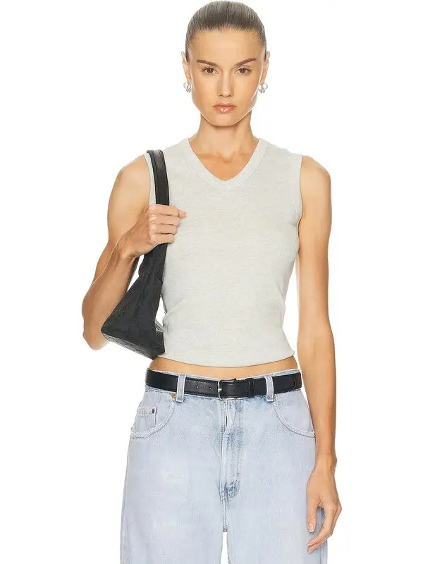 FLORE FLORE Jill Tank Top - Heather Grey