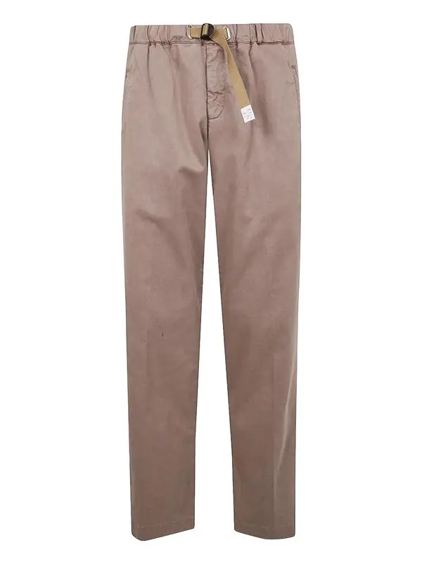 WHITE SAND Long Classic Trousers - Brown