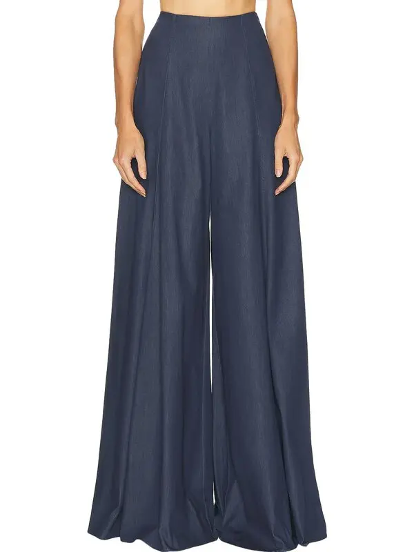Carolina Herrera Palazzo Pant - Dark Navy