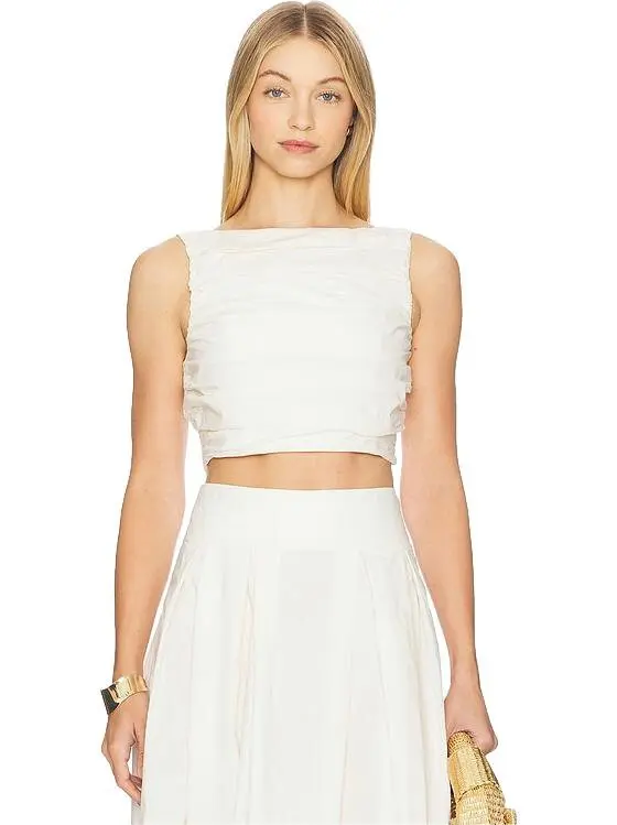 CAMILA COELHO Maisy Top - Ivory