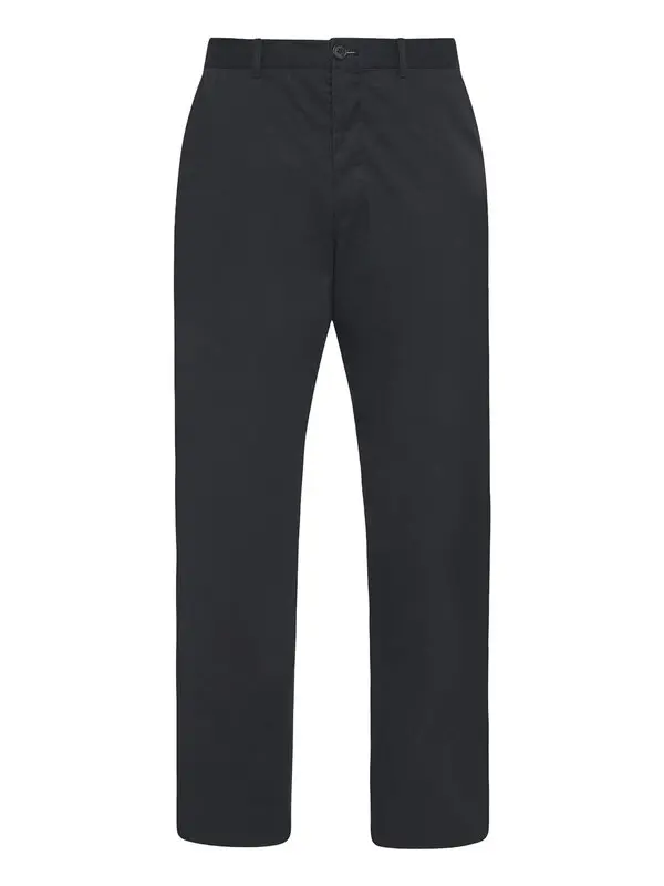 THE ROW Cotton Lerio Trousers - Black