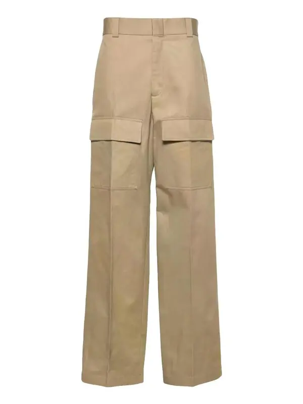 Gucci Wide-leg Cotton Cargo Trousers - Neutrals