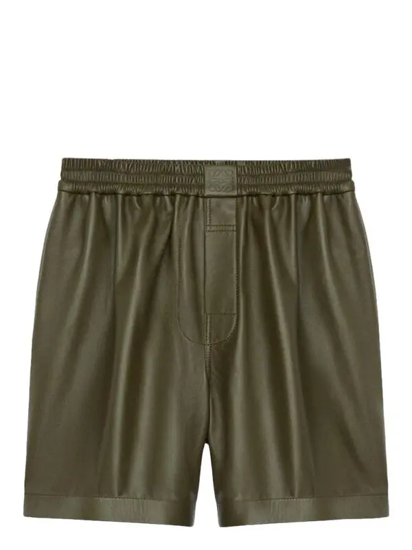 Loewe Nappa Shorts - Khaki