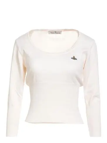 VIVIENNE WESTWOOD Cream Cotton And Cashmere Sweater - White