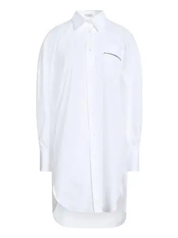 Brunello Cucinelli Shirt In Cotton, Polyamide And Elastane - White