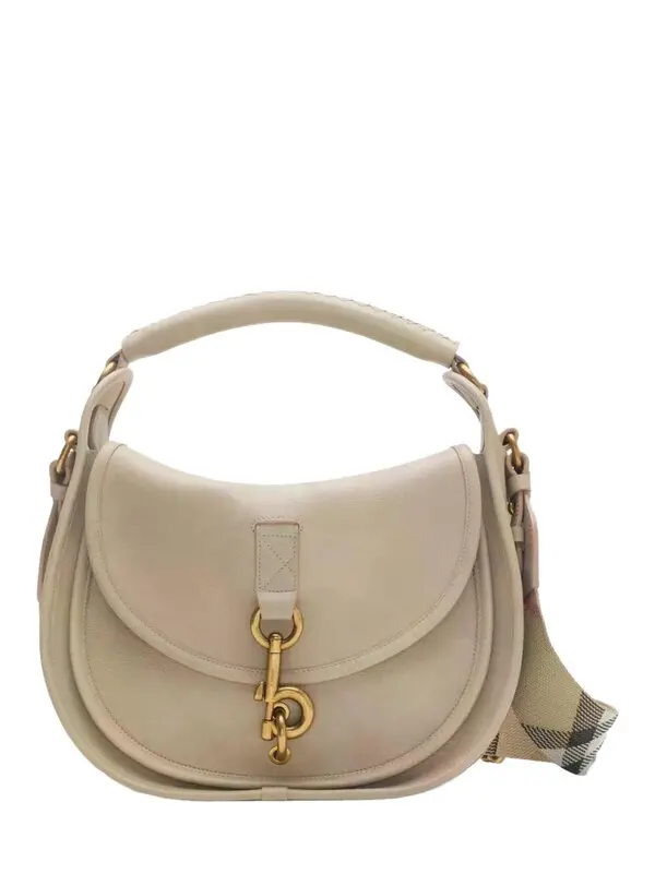 Burberry Small B Clip Messenger Bag - Neutrals