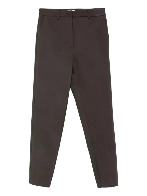 OTTOD'AME Pressed-crease Trousers - Brown