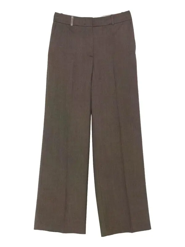 Peserico Wide-leg Trousers - Brown