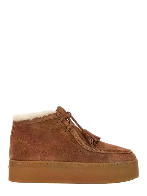 Hogan Suede Boots - Brown