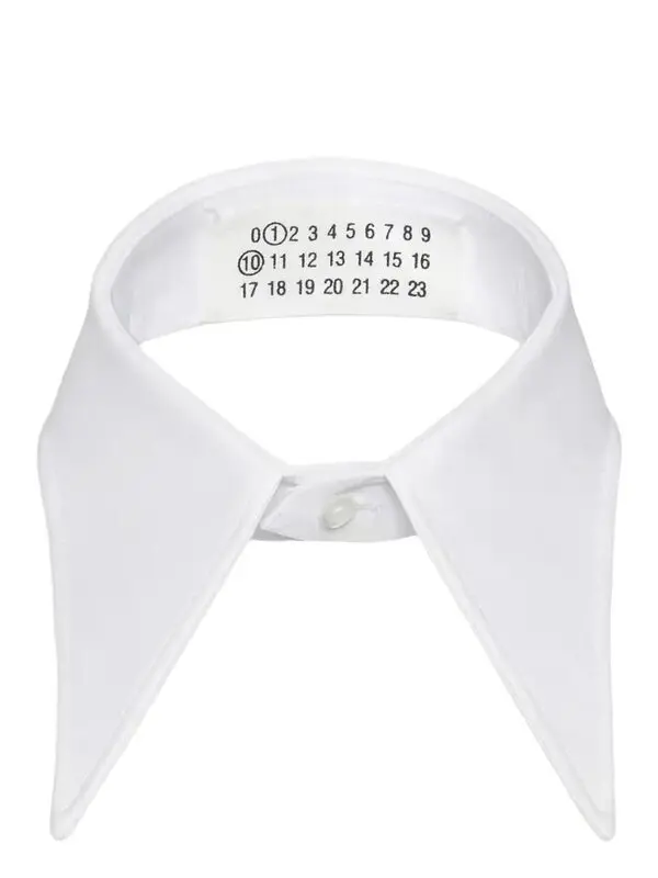MAISON MARGIELA Cotton Shirt Collar - White