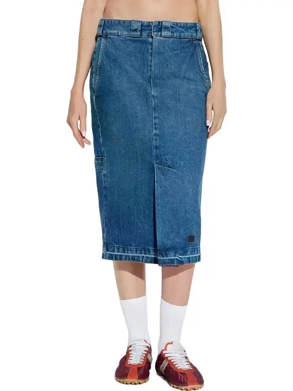 MAISON MARGIELA Welt-pocket Denim Skirt - Blue