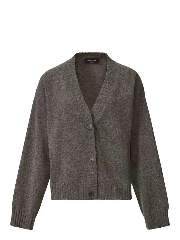 Fabiana Filippi Cashmere Cardigan - Grey
