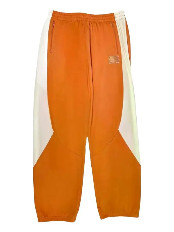 SINCLAIR Tech Logo Panelled Track Pants - Orange