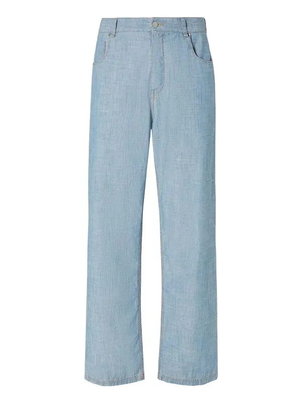 Fendi High-rise Jeans - Blue