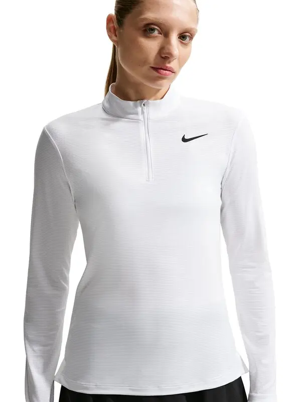 Nike Victory Dri-fit 1/4-zip Golf Top - White