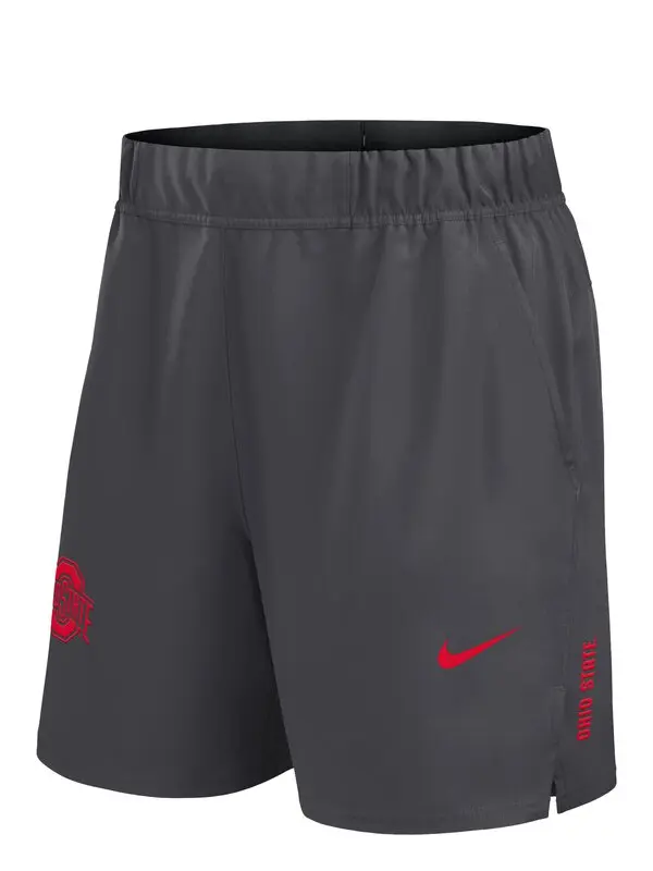 Nike Ohio State Primetime Victory Primary Logo College Shorts - Grey