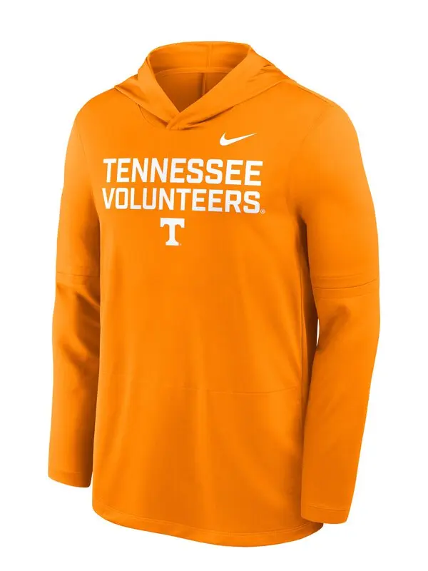Nike Tennessee Sideline Dri-fit College Long-sleeve Hooded Top - Orange