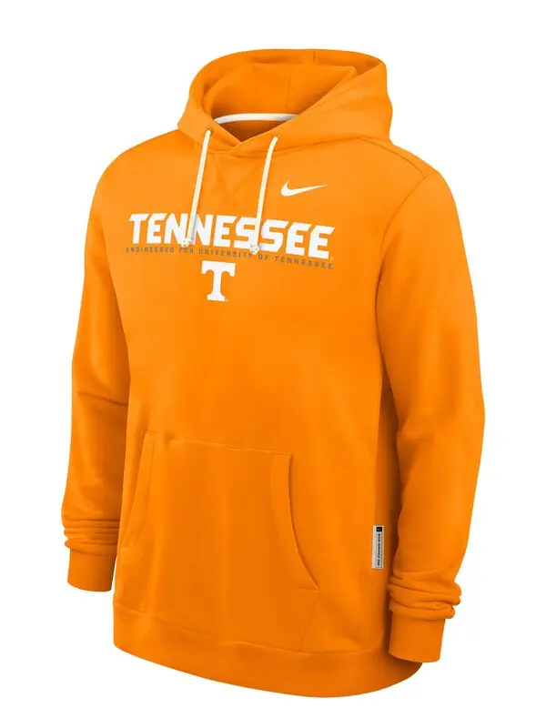 Nike Tennessee Sideline Dri-fit College Pullover Hoodie - Orange