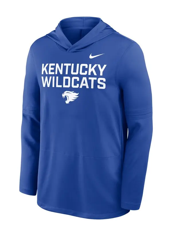 Nike College Long-sleeve Hooded Top - Blue