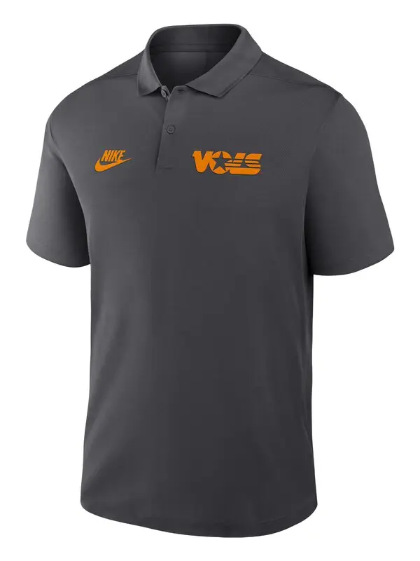 Nike Tennessee Primetime Victory Legacy Vault Logo Dri-fit College Polo - Grey