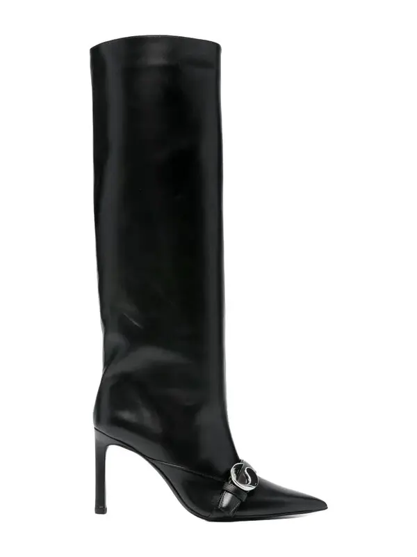 Coperni Knee-high Pointed-toe Stiletto Boots - Black
