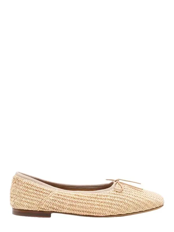 MANSUR GAVRIEL Raffia Ballet Flats - Neutrals