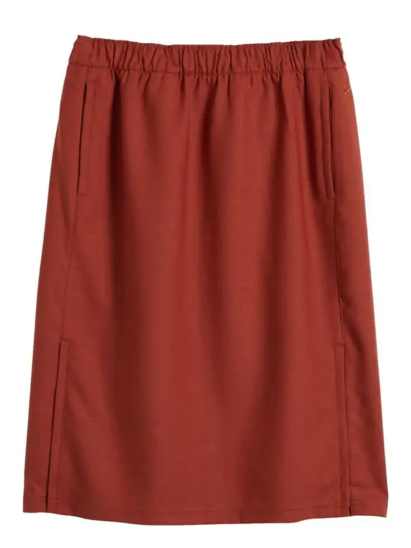 Nike Wool Classics Midi Skirt - Mars Stone