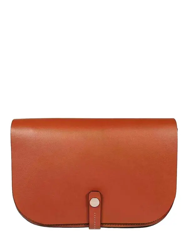 Il Bisonte Flap Closure Leather Shoulder Bag - Brown