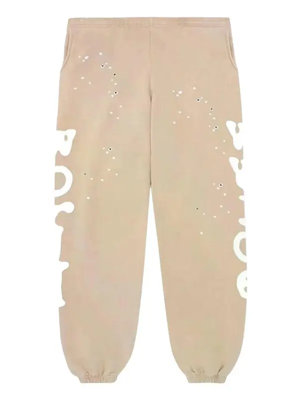 SP5DER Logo-print Sweatpants - Neutrals
