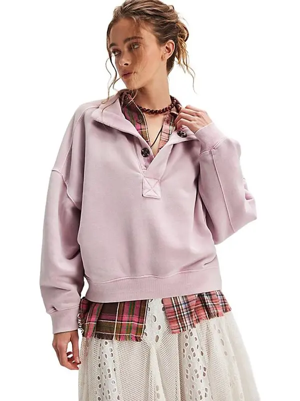 Free People We The Free Timeless Pullover - Pale Orchid