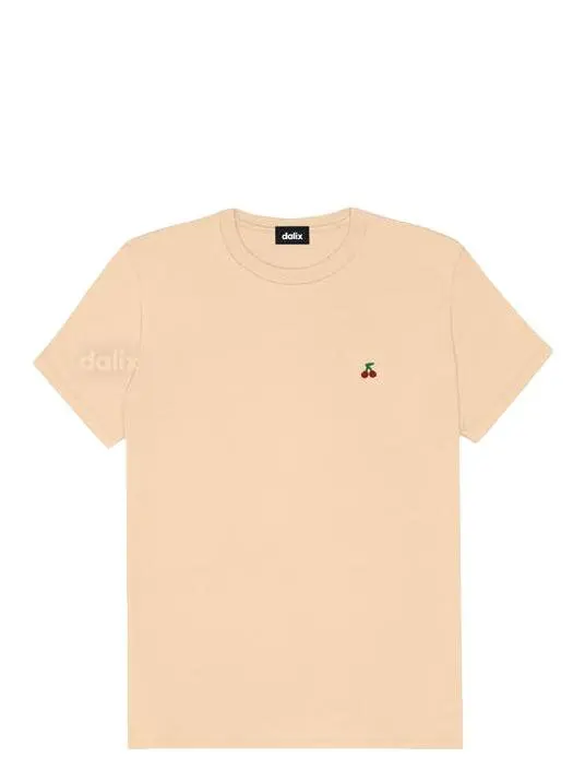 DALIX Lil Cherry Jersey Tee - Sand