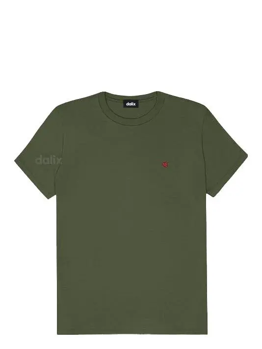 DALIX Jersey Tee - Military Green
