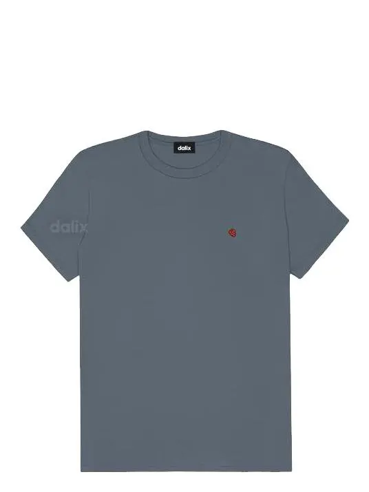 DALIX Lil Strawberry Jersey Tee - Vintage Navy