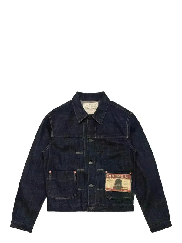Ralph Lauren Railroader-motif Denim Jacket - Blue