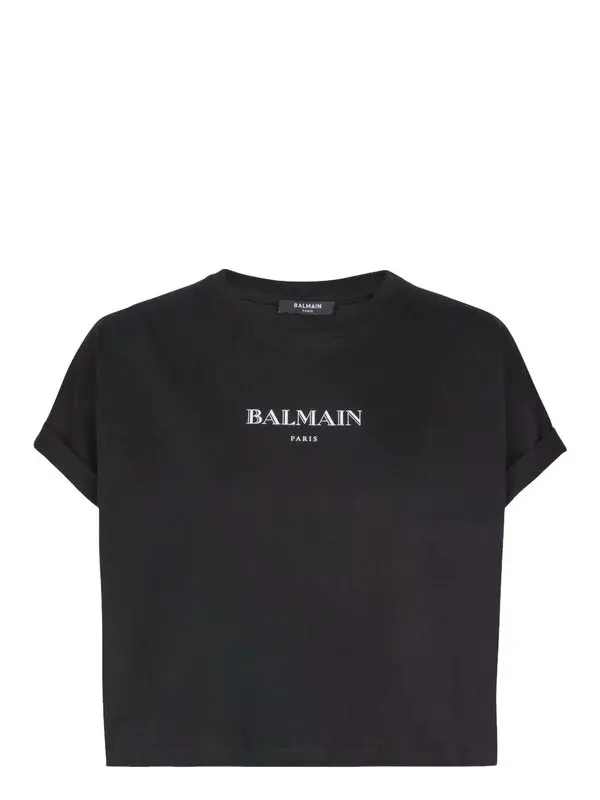 Balmain Logo-print T-shirt - Black
