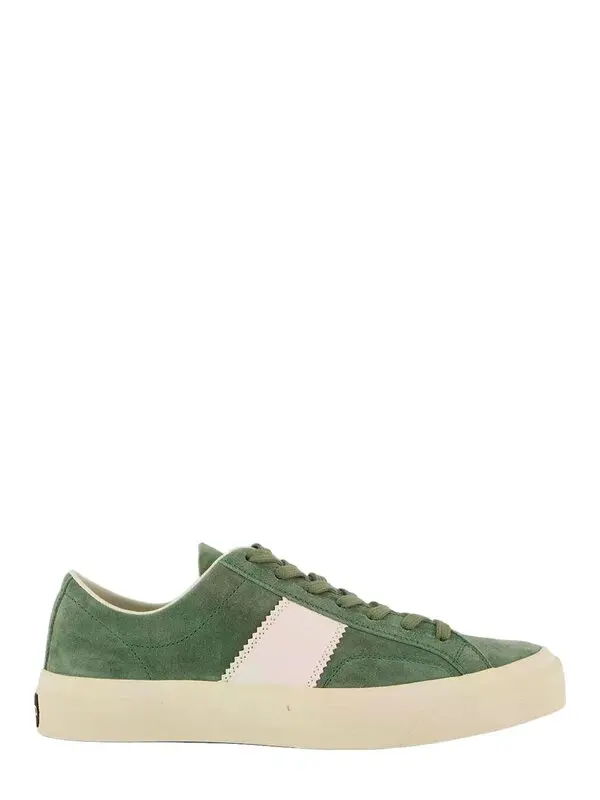 TOM FORD Cambridge Leather Sneakers - Green