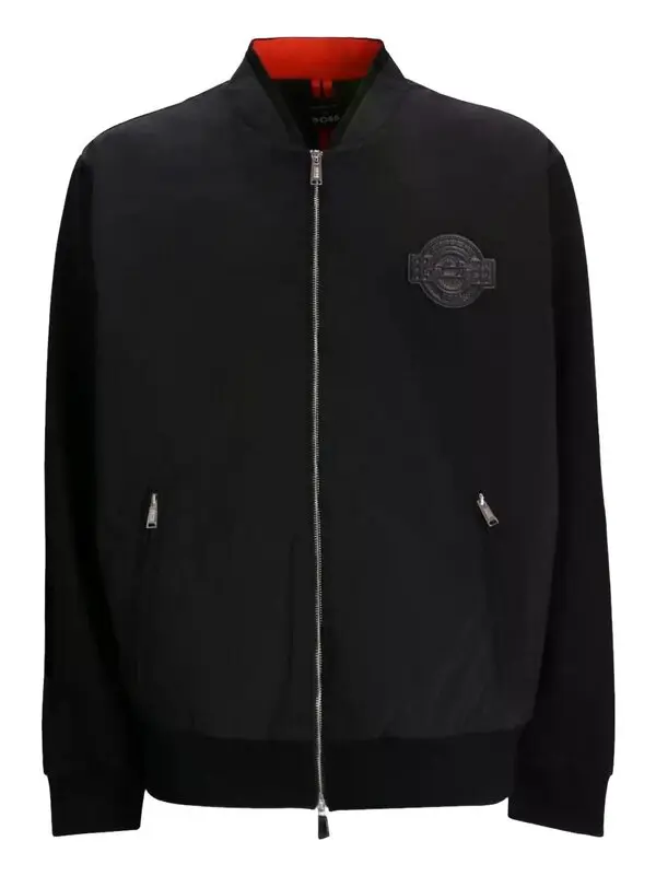 BOSS X Porsche Skiles Logo-plaque Bomber Jacket - 001