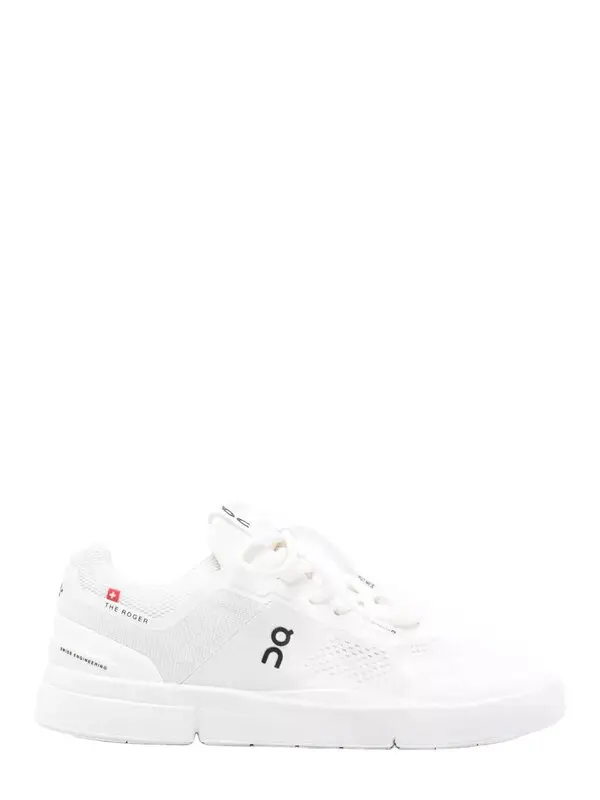 On The Roger Spin Lace-up Sneakers - White