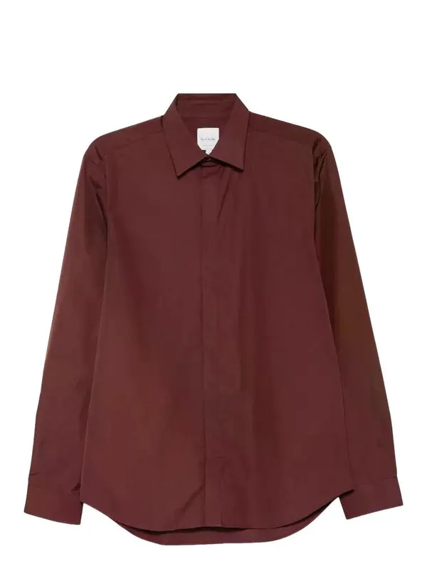 Paul Smith Long-sleeve Cotton Shirt - Red