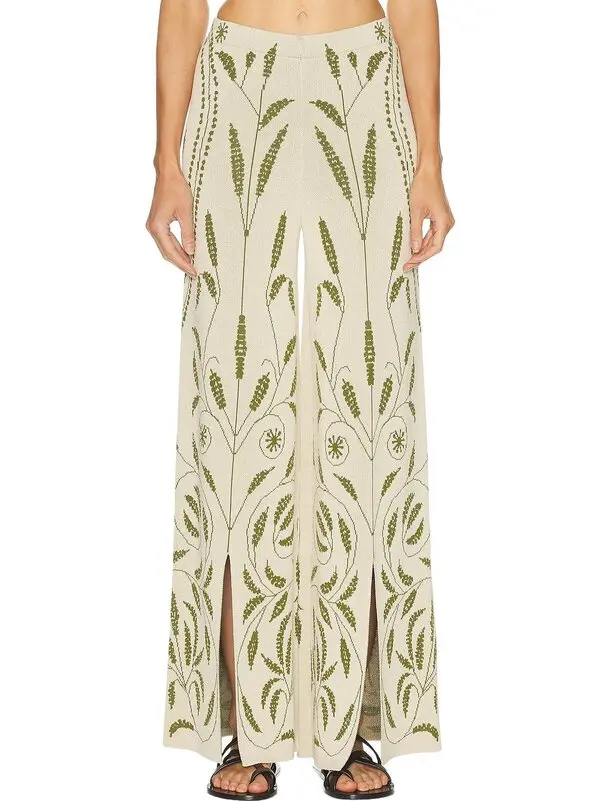 BY MALENE BIRGER Jorith Trouser - Garden Jacquard