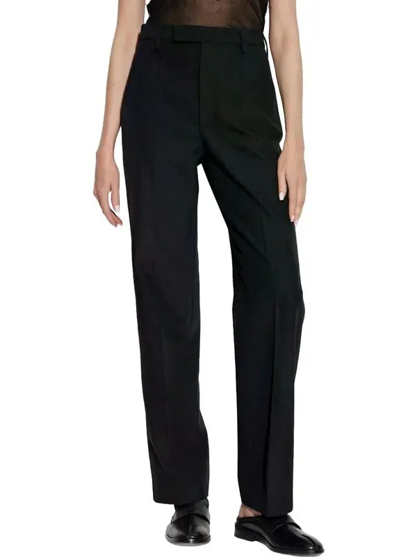 MAISON MARGIELA Pressed-crease Trousers - Black