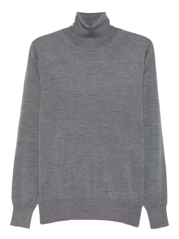 Aspesi Wool Turtleneck Sweater - Grey