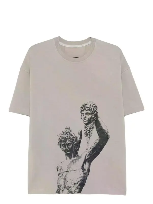 HAMZA Perseus Graphic-print T-shirt - Grey