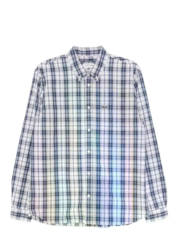 Lacoste Checked Shirt - Neutrals