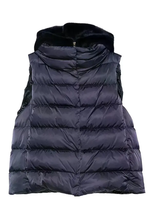 Herno Quilted Padded Gilet - Blue