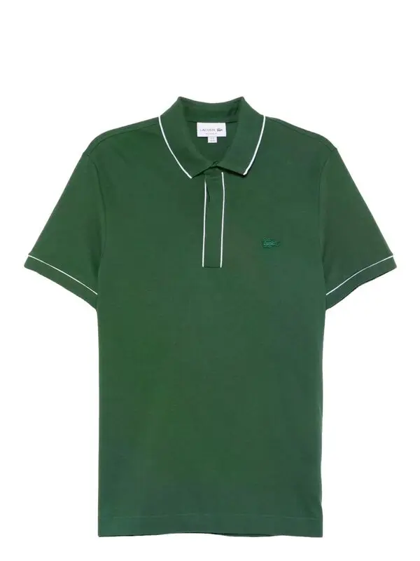 Lacoste Logo-embroidered Polo Shirt - Green